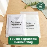 China Eco Friendly Luxury Green Glassine Bag Zero Plastic Biodegradable Grease Proof 100% Recyclable Clothing Packaging for sale