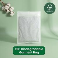 China Custom Luxury Glassine Bags for Garment Eco Apparel Packaging Biodegradable Recyclable Bulk 100pcs per Pack for sale