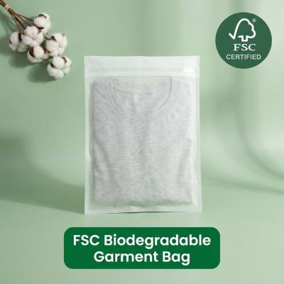 China Custom Luxury Glassine Bags for Garment Eco Apparel Packaging Biodegradable Recyclable Bulk 100pcs per Pack for sale