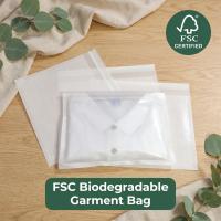 China Luxury Glassine Paper Bags for Clothing Packaging Recyclable Eco-Friendly Plastic Free 100pcs per Pack for sale
