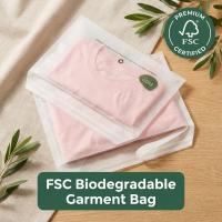 China Biodegradable Translucent Glassine Paper Bag for Custom Printed Garment Packaging for sale