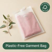 China Certified Compostable Glassine Bags for Shoes Clothing Plastic Free Luxury Packaging OEM Custom 100pcs for sale
