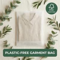 China Eco Friendly Recyclable Glassine Pouch 100x150mm Luxury Apparel Packaging Custom Digital Printing OEM for sale