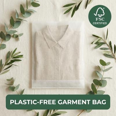 China Eco Friendly Recyclable Glassine Pouch 100x150mm Luxury Apparel Packaging Custom Digital Printing OEM for sale