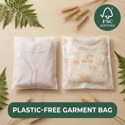 China Wholesale Custom Printed Translucent Glassine Bags 100% Compostable for Apparel Packaging Eco Friendly for sale