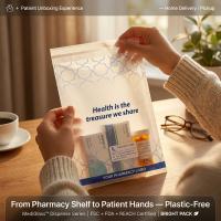 China FDA Compliant Sterile Wax Coated Paper Pouch 100% Plastic-Free Medical Packaging Bulk for sale