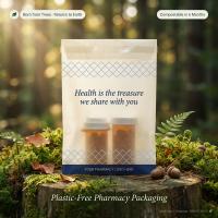 China Eco-Friendly Paper Pharmacy Bags 100% Recyclable Biodegradable Pharmaceutical Packaging Dispensing Pouches OEM Custom for sale