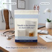 China Plastic-Free Medical Packaging Paper Pouch Recyclable Pharmaceutical 100% Recyclable 50-200mm Custom Size for sale