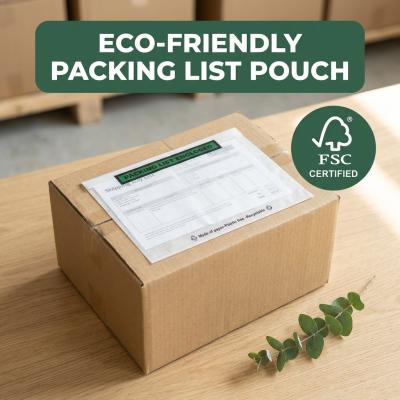 China FSC Certified Glassine Shipping Document Wallet 100% Plastic-Free Biodegradable Eco-Friendly Recyclable Bulk Custom for sale