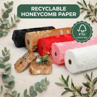 China Eco-Friendly Recyclable Honeycomb Kraft Paper 50cm Width for Gift Packaging Cushioning for sale
