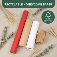 China Biodegradable Honeycomb Paper 50cm Width for Ceramics Artwork Shipping Fragile Items Eco Friendly Cushioning Protective Packaging for sale
