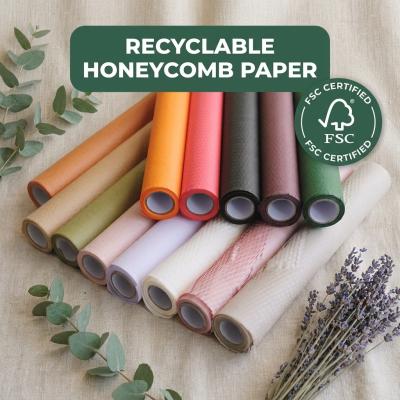 China Honeycomb Wrapping Paper Roll Cushioning Paper Protective Packaging Wrap for Packing for sale