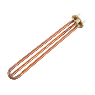 China Safety Standard Industrial Water Heating Element With Threaded Terminal / Blade Terminal for sale