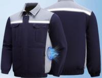 China Fan Cooling Jacket with Lightweight Breathable Polyester and Reserved Fan Mounting Holes for Custom Sizes and Colors for sale