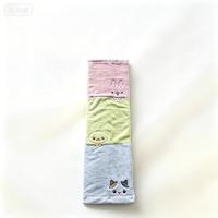 China Three-Color Spliced Button-Link Hand Towel Made of Microfiber Coral Fleece for Bathroom and Kitchen for sale