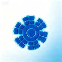 China PCM Phase Change Petal Shape Helmet Cooling Pad with Leak-Proof TPU Film for Long-Lasting Cooling Comfort for sale