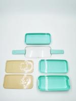 China Custom Injection Molded Parts Plastic Tableware Lunch Box Household Product For Tupperware for sale