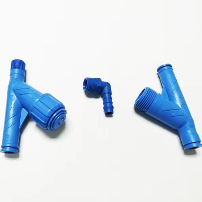 China ABS PP PS PE PVC PA6 PA66 Injection Molding Manufacturing Plastic Connection Water Pipe for sale