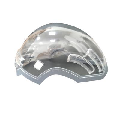 China Transparent PC 3D Printing Service Rapid Prototype Custom Motorcycle Helmet for sale