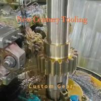China CNC Machined 20CrMnTi Alloy Steel Transmission Gear Shaft with HRC 58-62 Hardness and +/-0.005mm Tolerance for sale