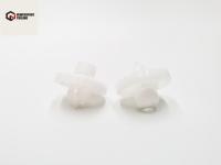 China Custom ABS Injection Molded Automotive Interior Trim Clip with 20mm Stem Diameter and 12N Retention Force for sale