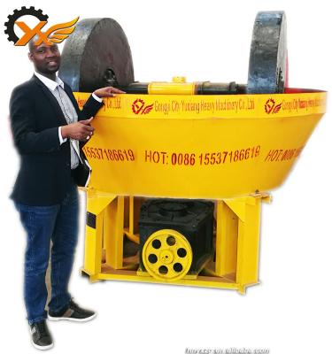 China Mining Necessary Gold Grinding Round Roller Mill 1200 Wet Pan Mill for sale