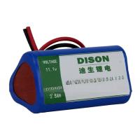 China NMC Cylindrical Lithium ion battery 10.8V 2.6Ah 2C Discharge Rate Battery Pack for LED Emergency Light for sale