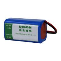China High Safety LiFePo4 12.8v 1.5Ah Cylindrical Lithium Ion Battery Pack with self-protection functions for sale