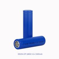 China LiFePo4 18650 3.2V 1500mAh Cylindrical Lithium Ion Battery with PTC Protection for sale