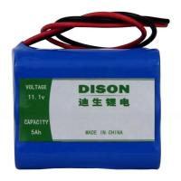 China 11.1V 5Ah NMC Li Ion Li NiCoMh Battery Pack For Robotics And Vacuum Cleaner for sale