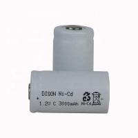 China High Temperature NICd C 1.2V 3ah Rechargeable Battery Cells For Emergency Lighting for sale