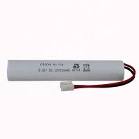 China High Temperature NiCd SC 2000mah3.6V Rechargeable Battery Pack For Emergency Lighting And Power Tools for sale