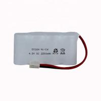 China 500 Cycle Life NiCd 4.8V SC 2200mAh Rechargeable Battery Pack For Emergency Lighting for sale