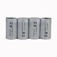 China High Capacity 4.8V 4500mAh D Rechargeable NiCd High Temperature Battery Pack For Emergency Lighting for sale