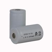 China -40C Low Temperature Rechargeable NiCd D KRH33/62 1.2V 6Ah Battery Cells For Emergency Lighting for sale