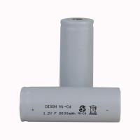 China Rechargeable NiCd KRH33/91 F 1.2V 8Ah -40C Low Temperature Battery Cells for sale