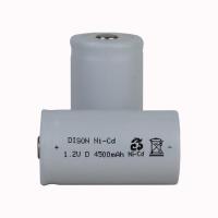 China -40C Low Temperature Rechargeable NiCd D KRH33/62 1.2V 5Ah Battery Cells for sale