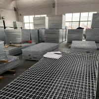 China Heavy Duty Customized Full Pressed Locked Galvanized Steel Metal Louvre Grating for sale