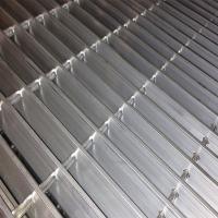 China Galvanized Welded Steel Grating Customized Aluminum Serrated Press Lock Steel Grating for Floor Walkway for sale