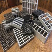 China Galvanized Welded Steel Grating Customized Aluminum Serrated Press Lock Steel Grating for Floor Walkway for sale