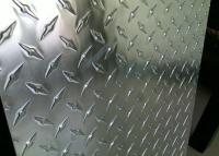 China 3003 H22 Aluminum Tread Plate Embossed Aluminum Sheet Coil 48 " X 120 for sale