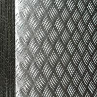 China Embossed 3003 5052 Brite Finish Aluminum Diamond Plate Five Bar Aluminium Checkered Sheet Customized for Truck Floor for sale
