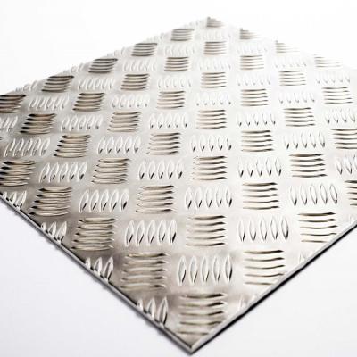 China 6061 Embossed Aluminium Diamond Five Bar Aluminum Brite Tread Anti-Slippy Floor Plate 3003 5052 5754 Transportation Sheet for sale