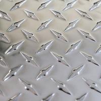 China 3003 5052 Embossed 5 Bar Diamond Checkered Aluminum Sheet Plate Alloy 1060 6061 Sheet Coil for sale