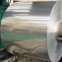China Brite Tread Plate 5052 Aluminum Checkered Plate Coil 3003 Five Bar Aluminium Sheet Coil for sale