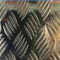 China Brite Tread Plate 5052 Aluminum Checkered Plate Coil 3003 Five Bar Aluminium Sheet Coil for sale