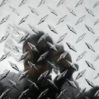 China 5052 5083 5754 Aluminum Checker Sheet Five Bar Aluminum Tread Plate for Trailer Decking Plate for sale