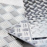 China 3003 5052 5086 Aluminum Checkered Plate Coil 5 Bar Chequered Aluminum Sheet for sale