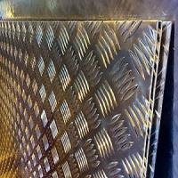 China Commercial Grade 5052 Aluminum Sheet 4X8 Aluminium 3003 Five Bar Checker Plate for Trailer for sale