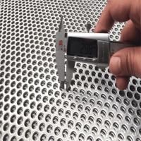China 0.8mm Aluminum Round Hole Perforated Metal Sheet Decorative Galvanized Slotted Mesh Expand Plate for sale